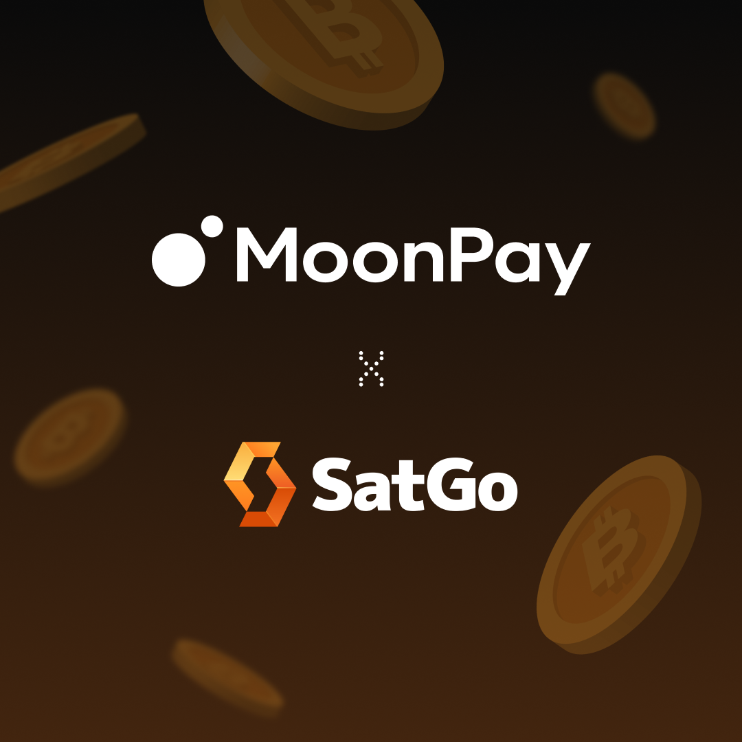 MoonPay is live on SatGo - MoonPay